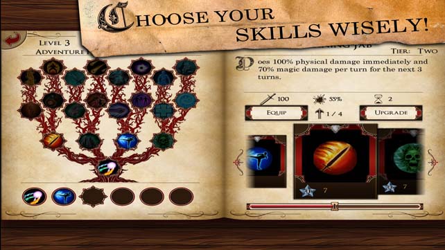 Turn-based RPG 'Skilltree Saga' now available on Android